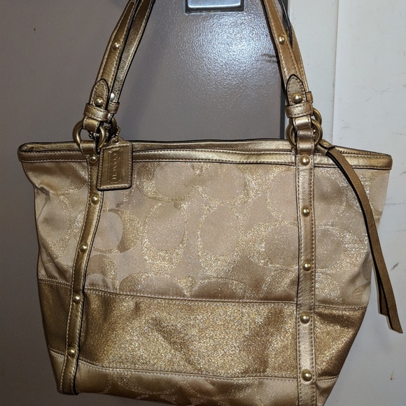 Coach | Bags | Gold Coach Bag Brand New | Poshmark